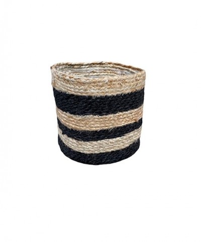 Jute Rope - Ivory & Black Stripe Multi - Washington - Cascade Tropicals